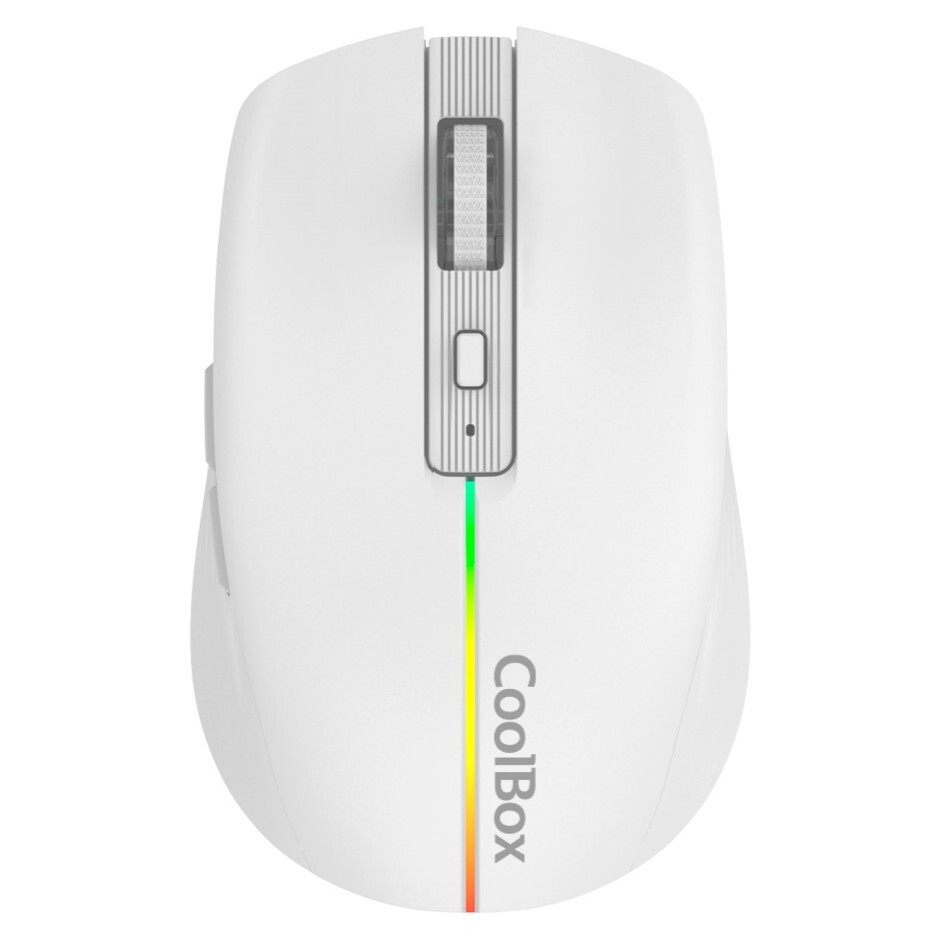 Ratón Coolbox W01 Blanco - Inalámbrico, DPI ajustable