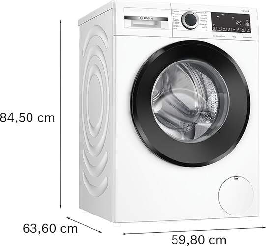 Lavadora Bosch WGG256Z1ES - 10 kg, 1600 rpm, Display, Blanco