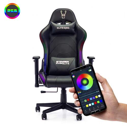 Silla Gaming Woxter Stinger Elite RGB Reposabrazos 2D Pascual Mart 